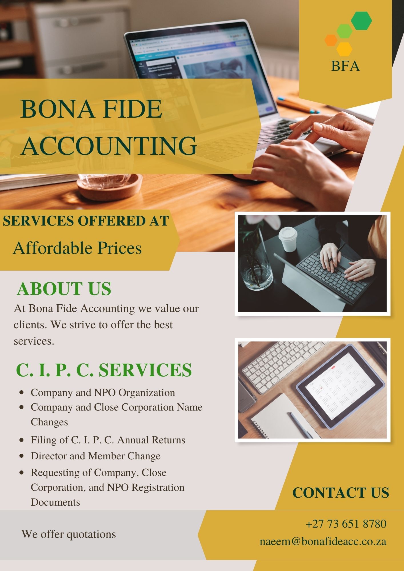 Bona Fide Accounting & Tax Solutions – Accounting and Tax Solutions